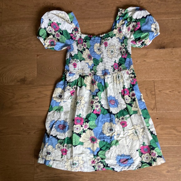GAP | Dresses | Nwot Gapkids Girls Smocked Puff Sleeve Dress | Poshmark